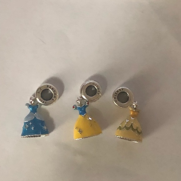 Pandora | Jewelry | Pandora Disney Princess Dress Charms Real Vs Fake ...